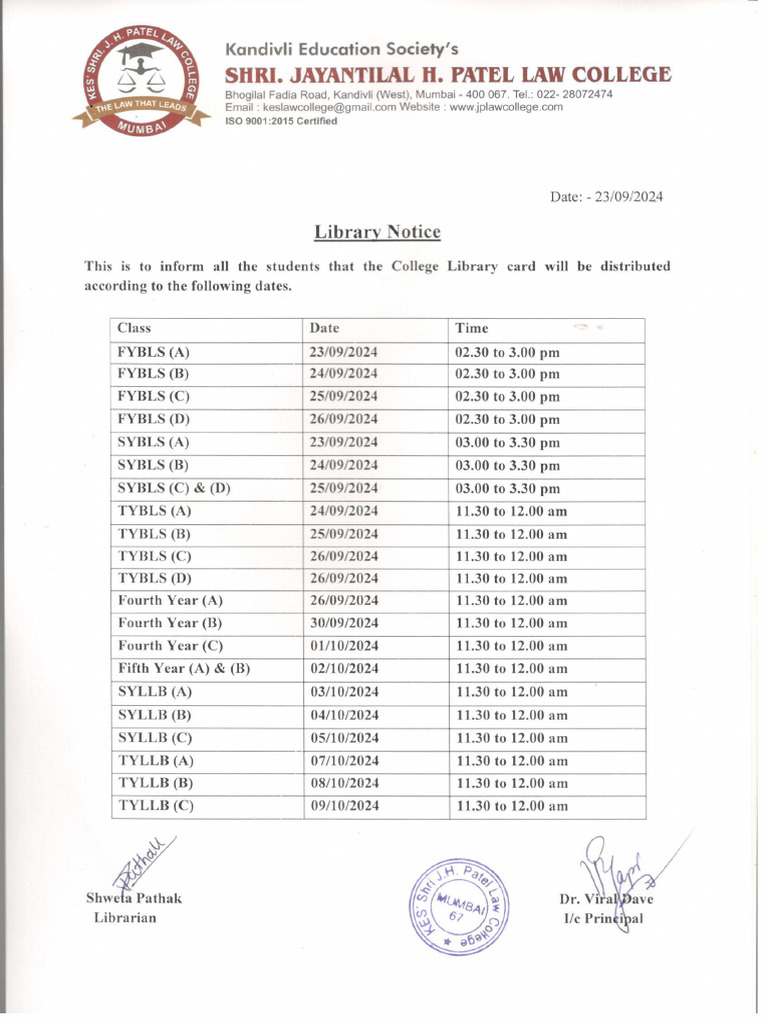 Library Notice 1 | PDF