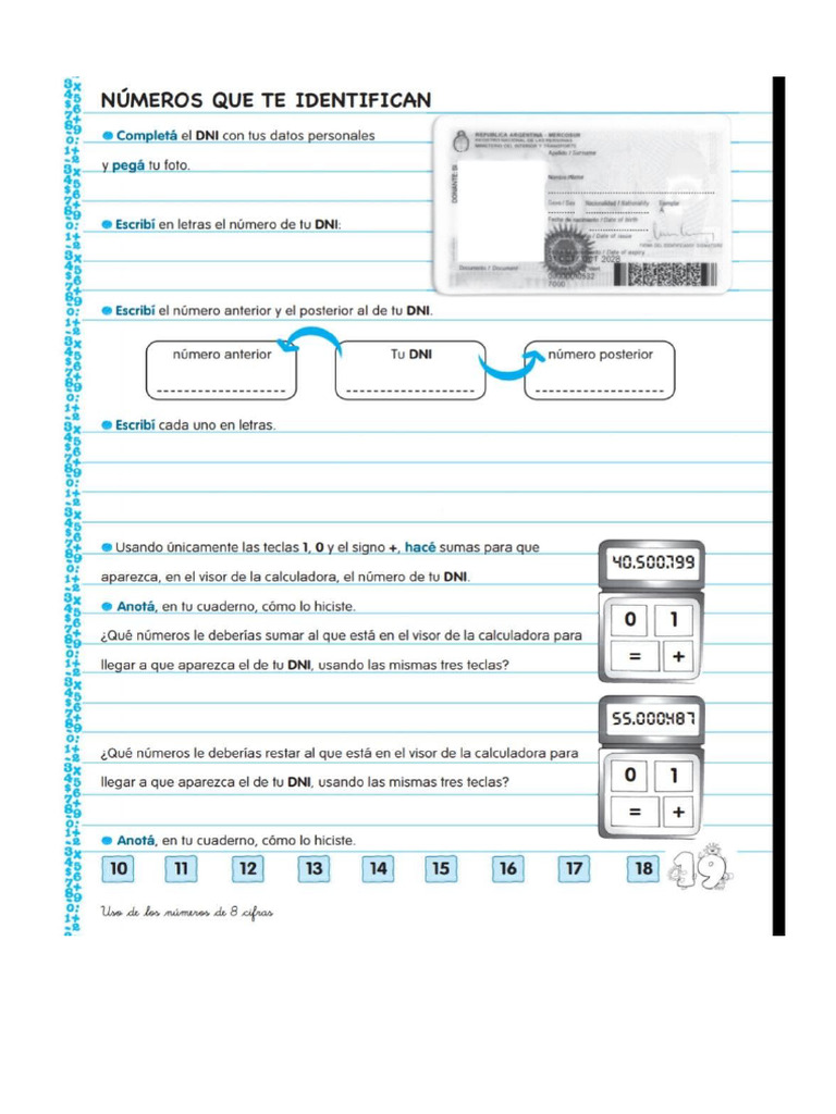 Actividades Del DNI | PDF