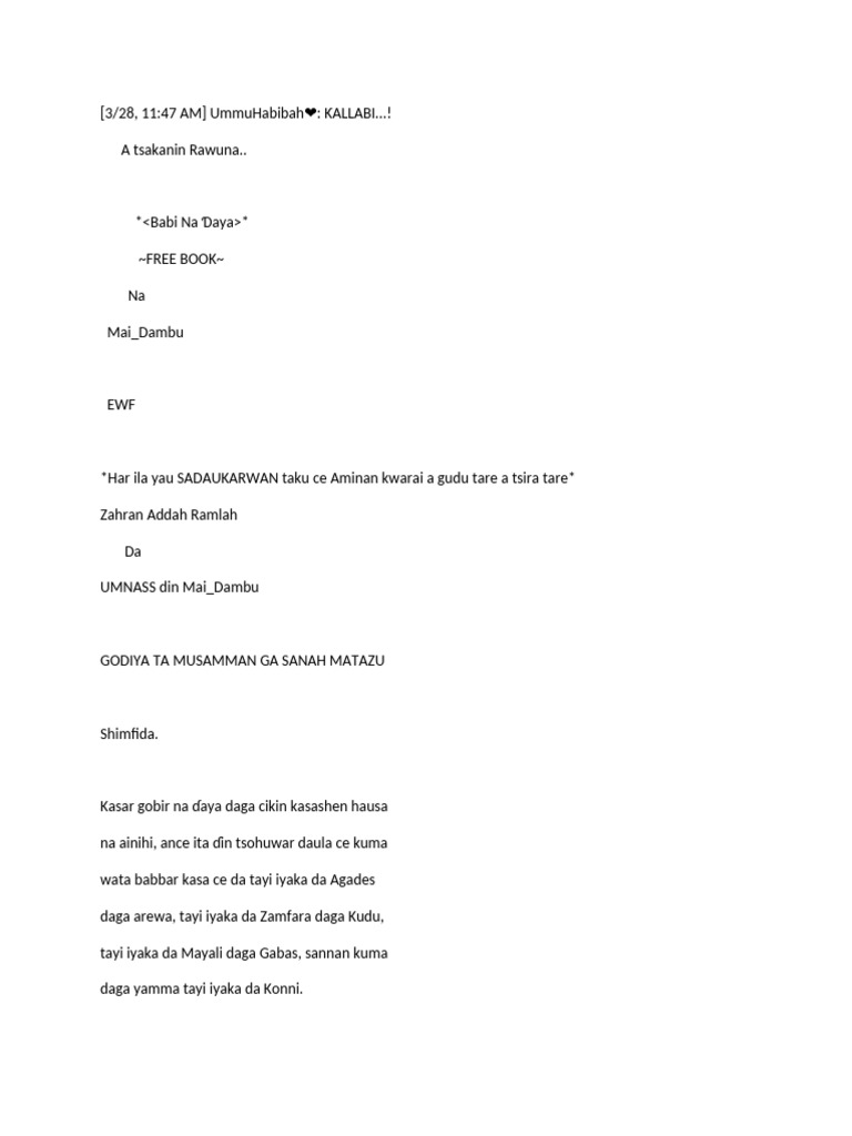 KALLABI Compelet | PDF