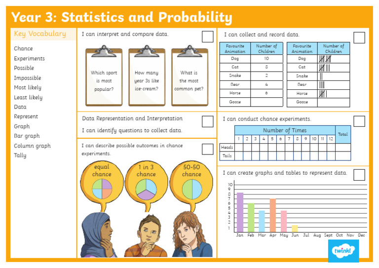 Statistics and Probability Maths Knowledge Organiser | PDF