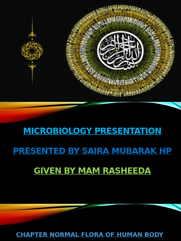 Ppt on Normal Flora_1 | PDF