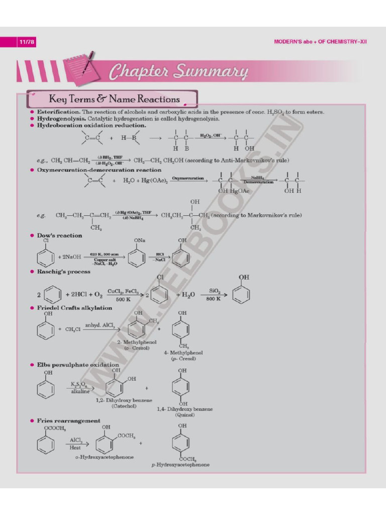 Alcohol short notes | PDF