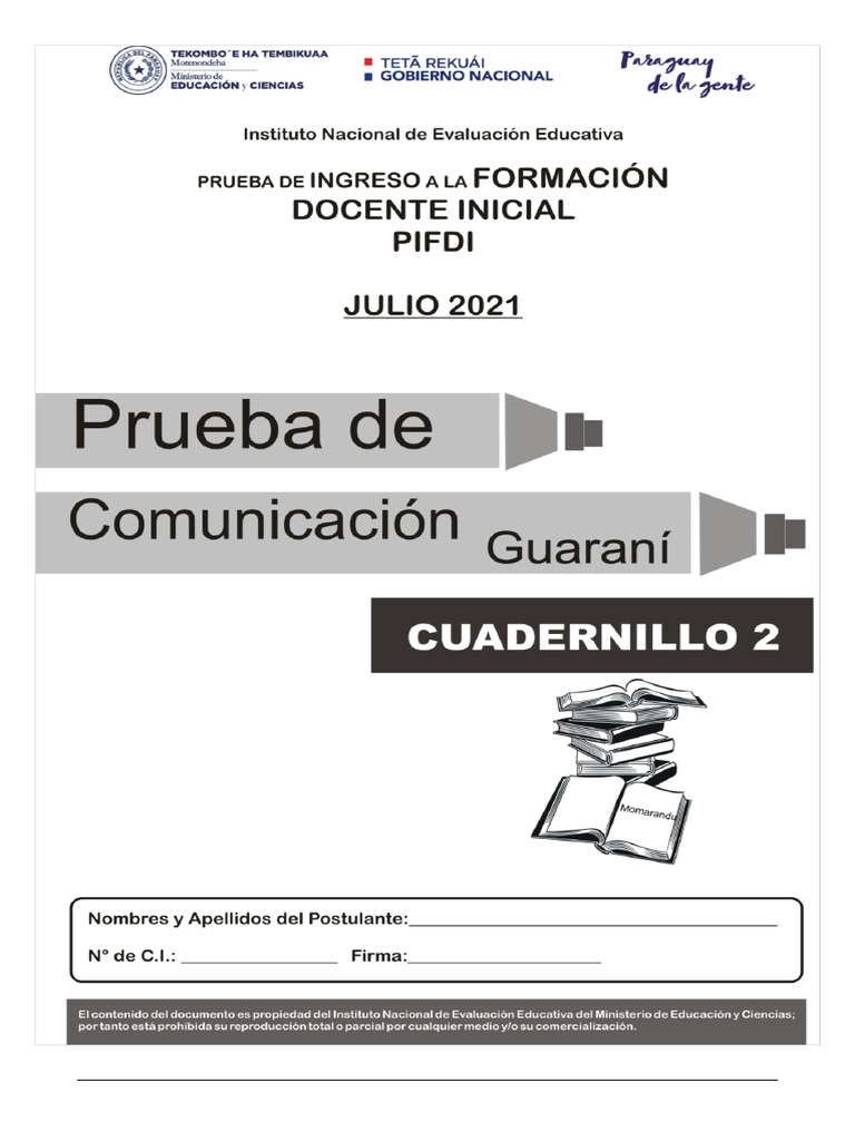 Guarani Cuadernillo 2 | PDF