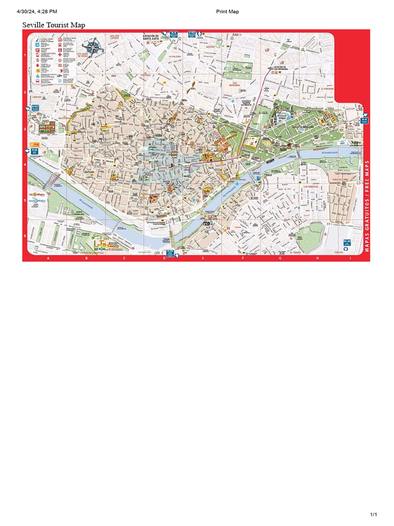 Seville Tourist Map | PDF