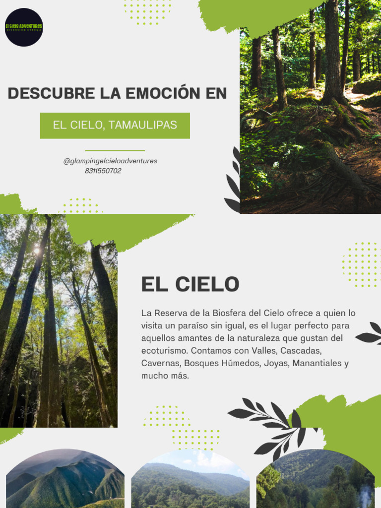 Cabañas y Tours Glamping El Cielo Adventures | PDF