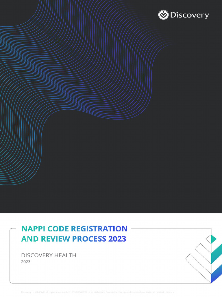 Nappi Code Registration and Review Process 2023 | PDF | Clinical Trial ...