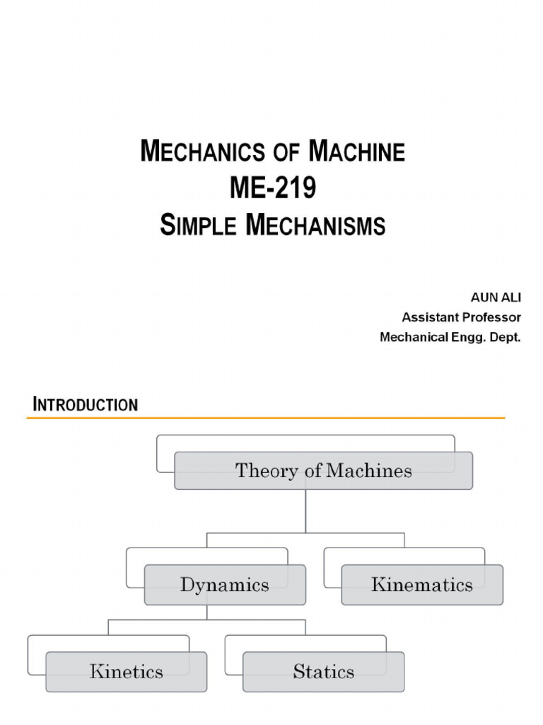 10 Mechanism | PDF