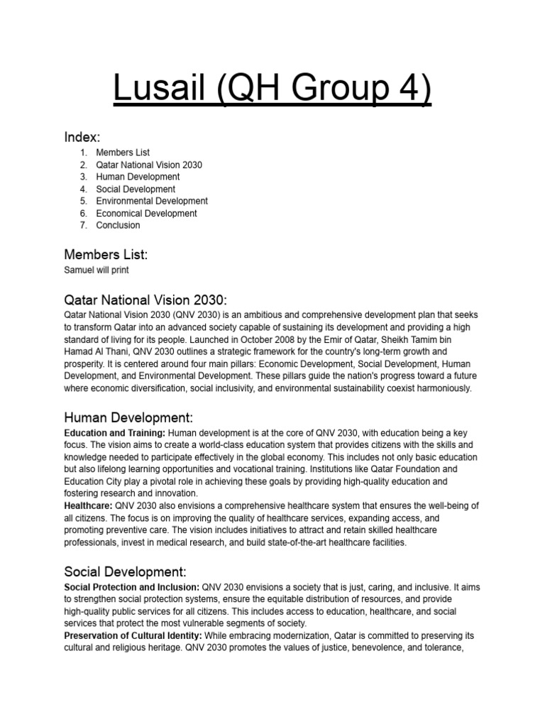 Lusail (QH Group 4) | PDF