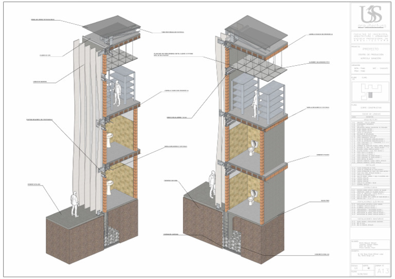 CORTE CONSTRUCTIVO 3D | PDF