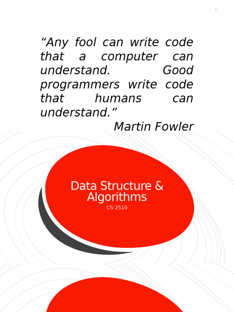 Lectures-Data Structure and Algorithms | PDF