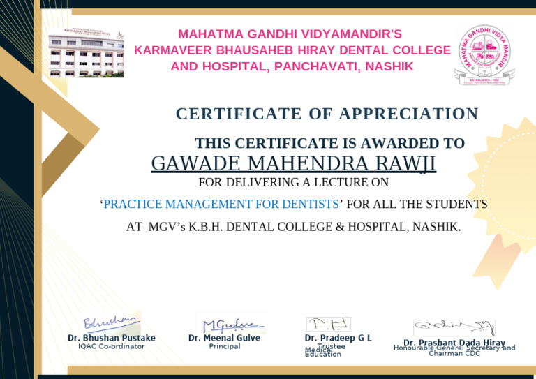 Draft Certificate | PDF