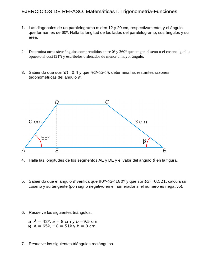 Ejercicios de Repaso 2â Eva | PDF