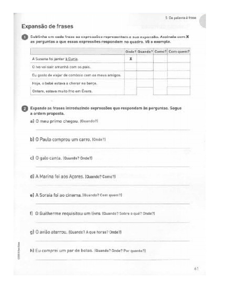 Gramática 3 º Ano Exerc Pdf