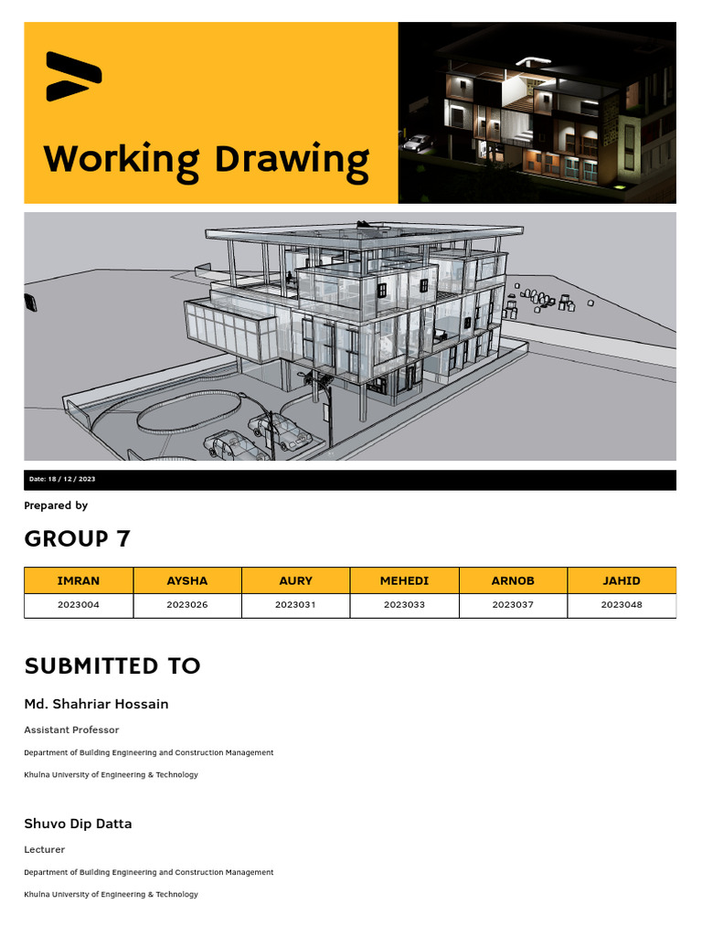 Working Drawing | PDF