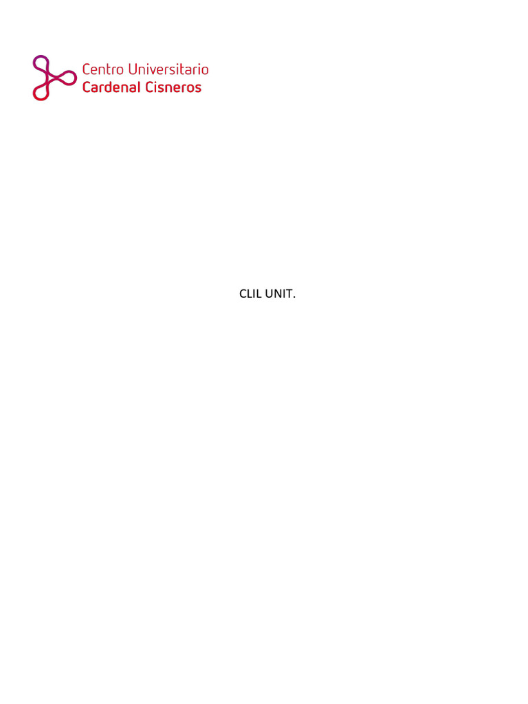 Clil Unit | PDF