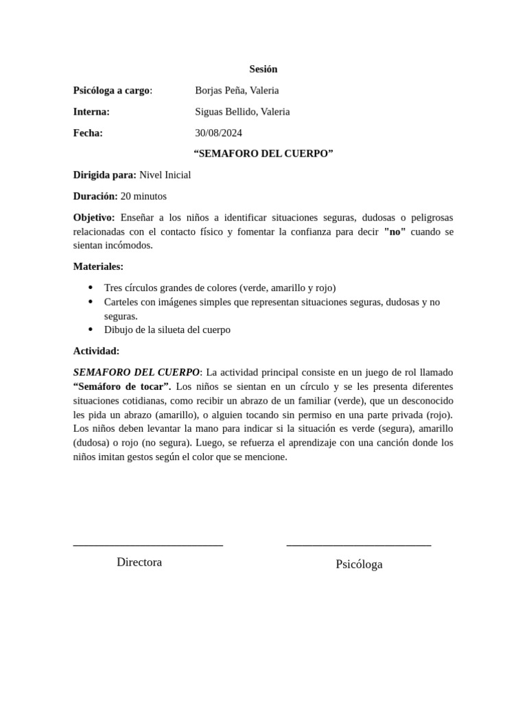 Sesion Inicial | PDF