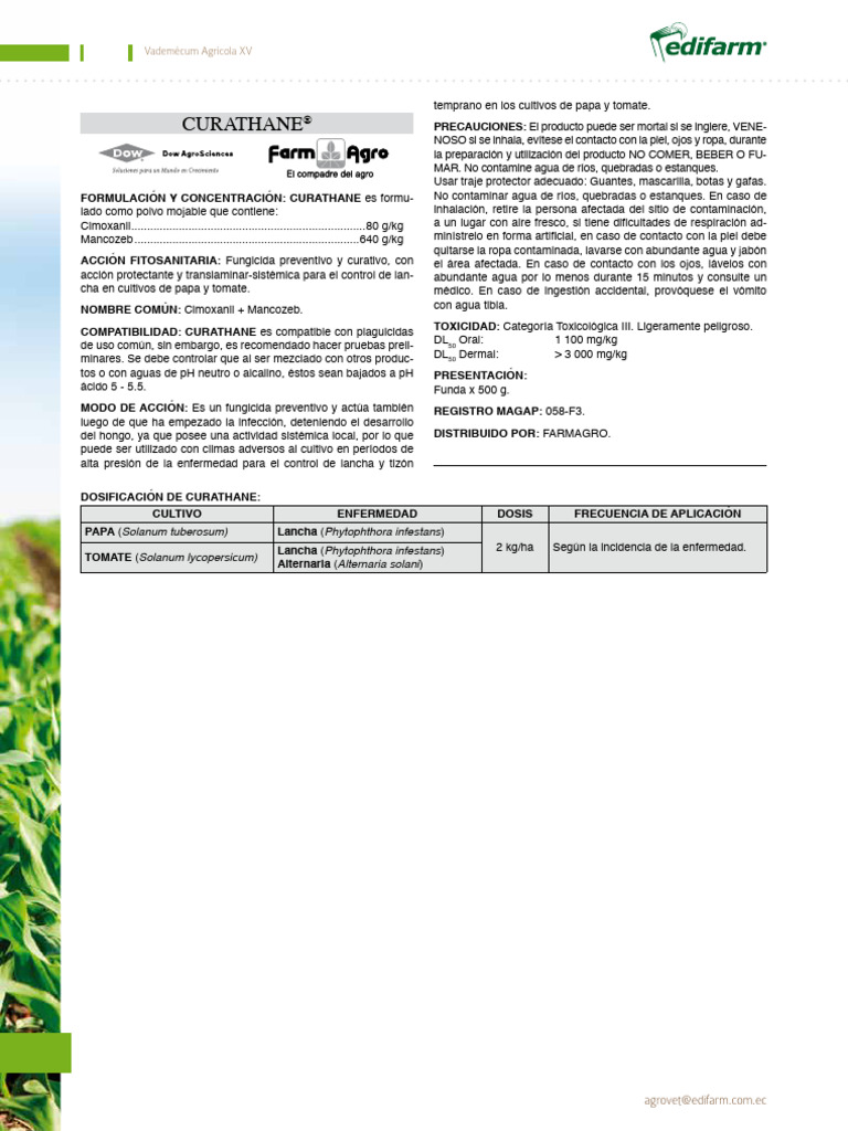 Ficha Tecnica Curathane | PDF