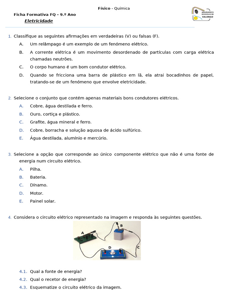 FichaFormativa2 F9 | PDF