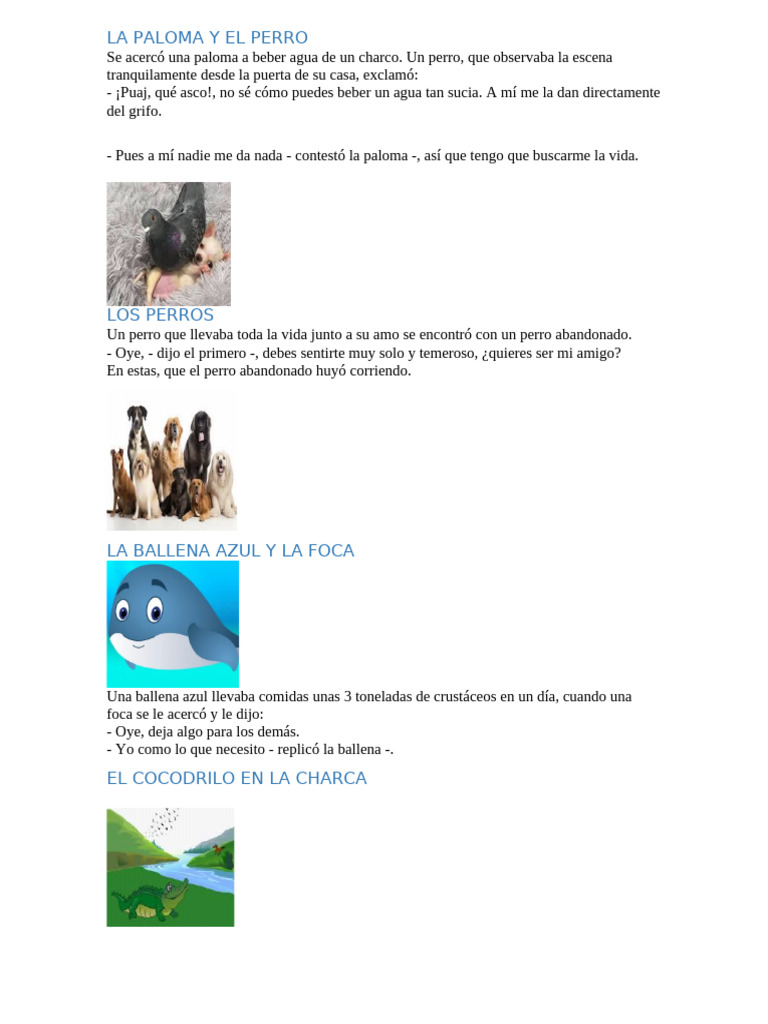 La Paloma y El Perro | PDF