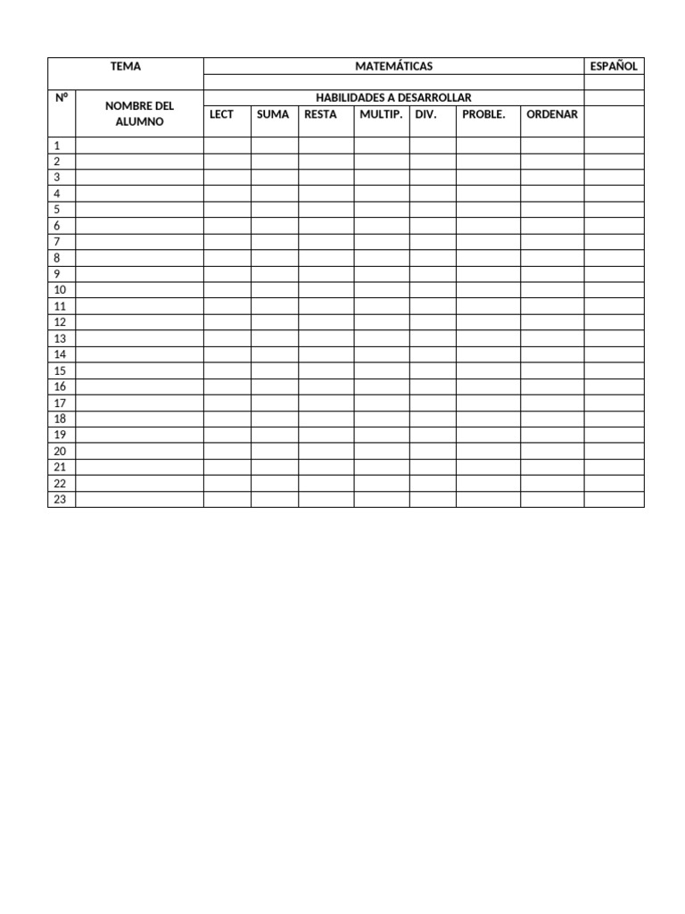 CONTENIDOS ESP. Y MAT. | PDF