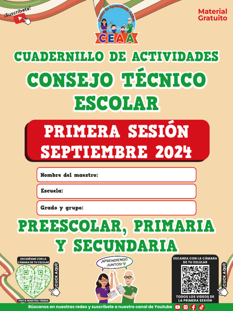 Cuadernillo Primera Sesion CTE | PDF