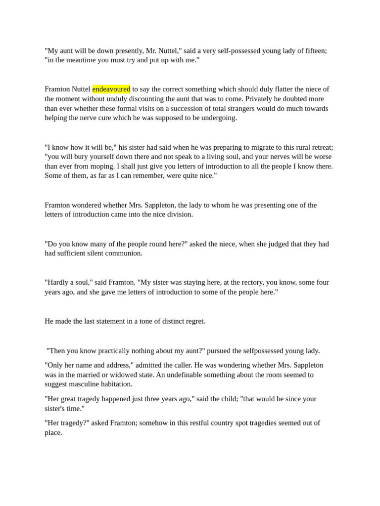 The Open Window | PDF