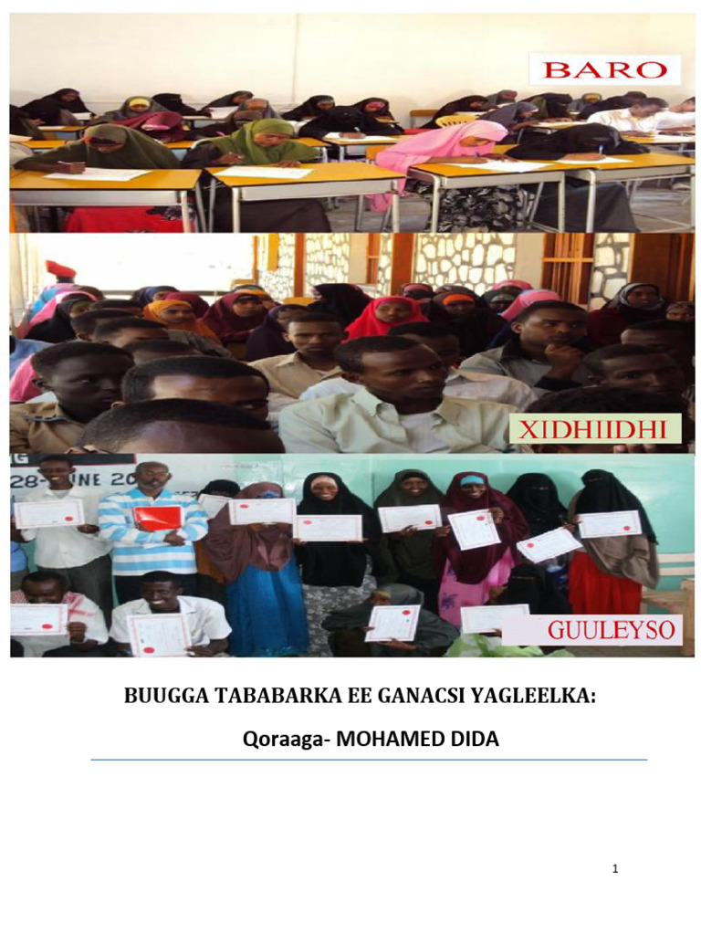 Ganacsi Yagleelka: Tababar iyo Fikrado | PDF | Career & Growth | Business
