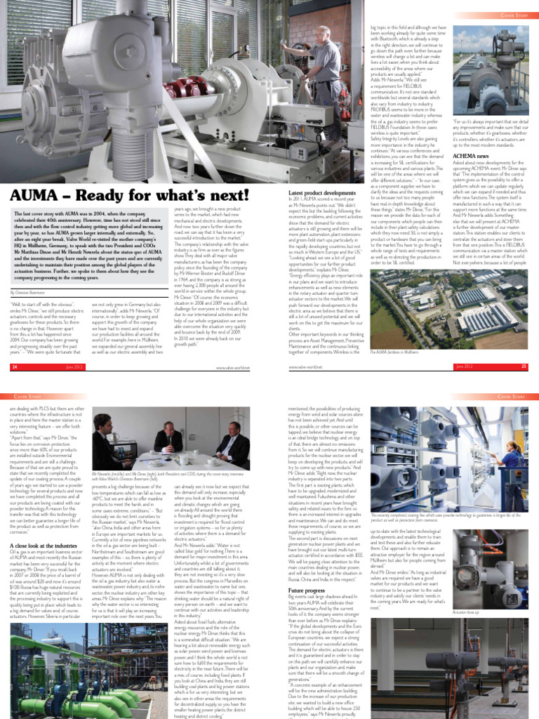 Cover Story Auma S | PDF