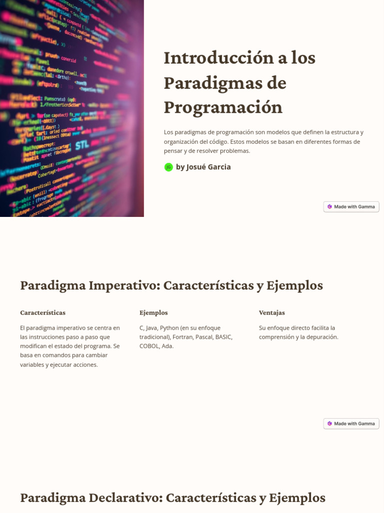 Introduccion A Los Paradigmas de Programacion | PDF