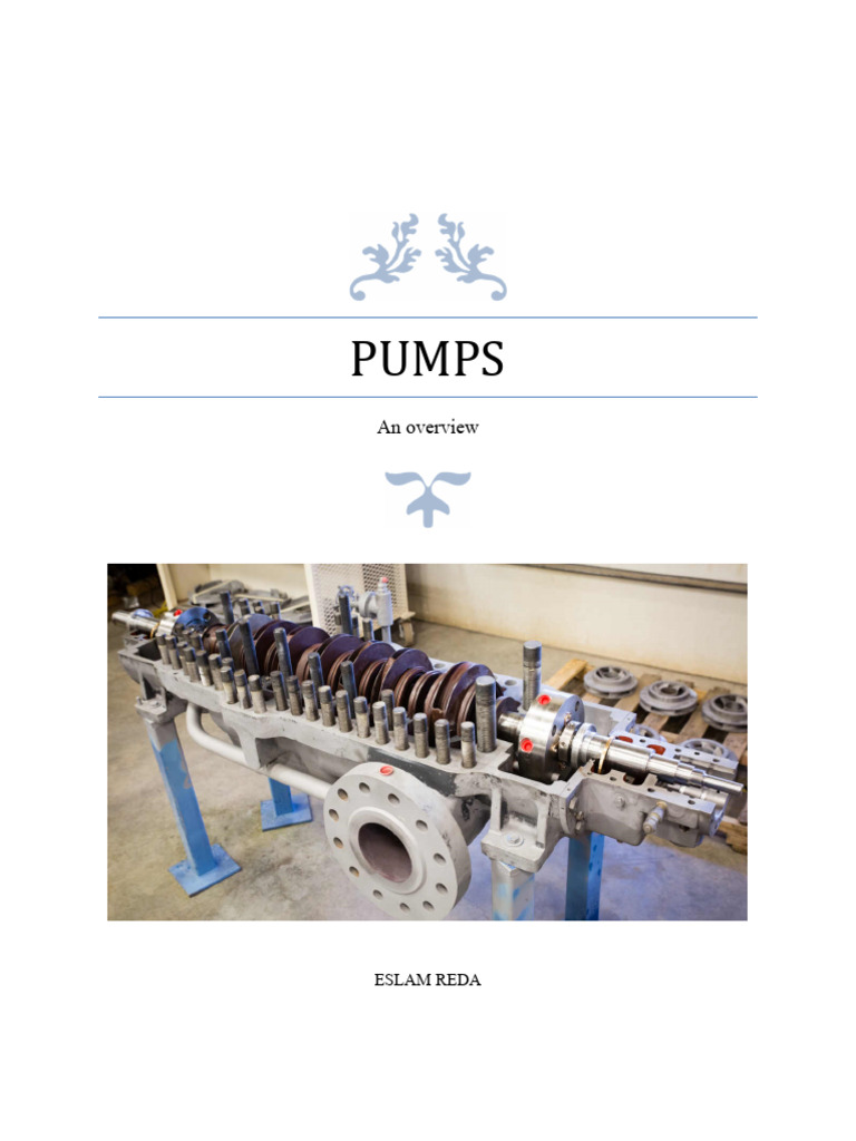 Pump Course Notes | PDF
