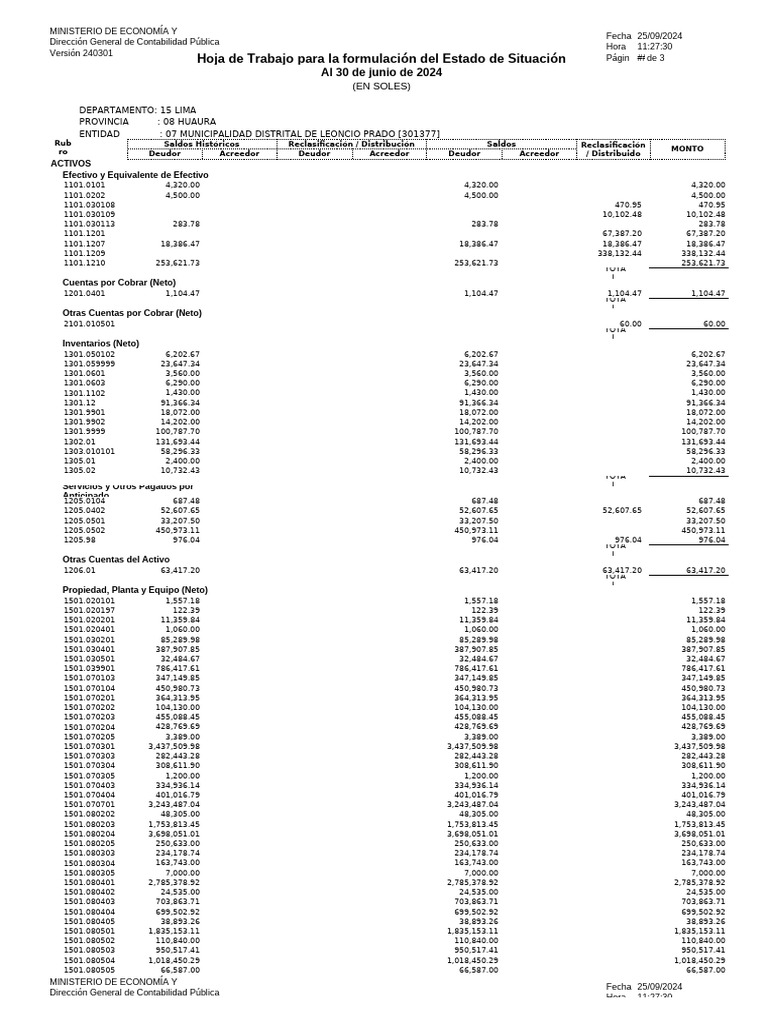 DGCP - 1385 d25 - 09 - 2024 h11 - 27 - 30 RPT 2024 1 Ef1 Hoja Trabajo | PDF