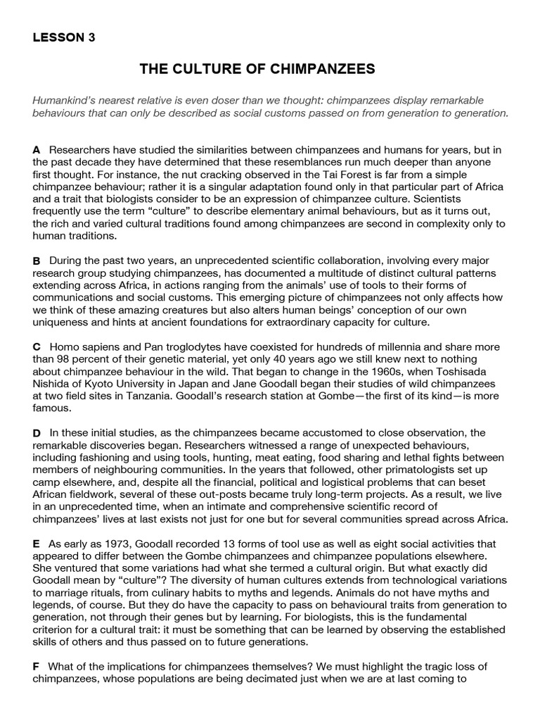 Reading Lesson 3 | PDF