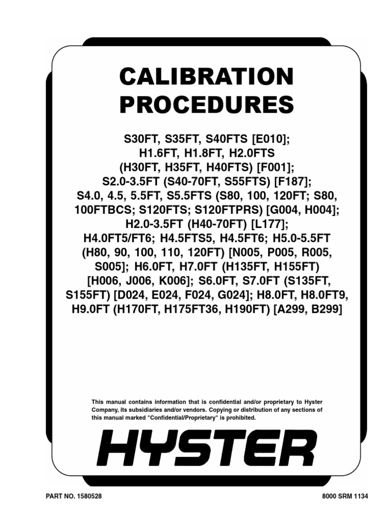 CALIBRATION PROCEDURES | PDF
