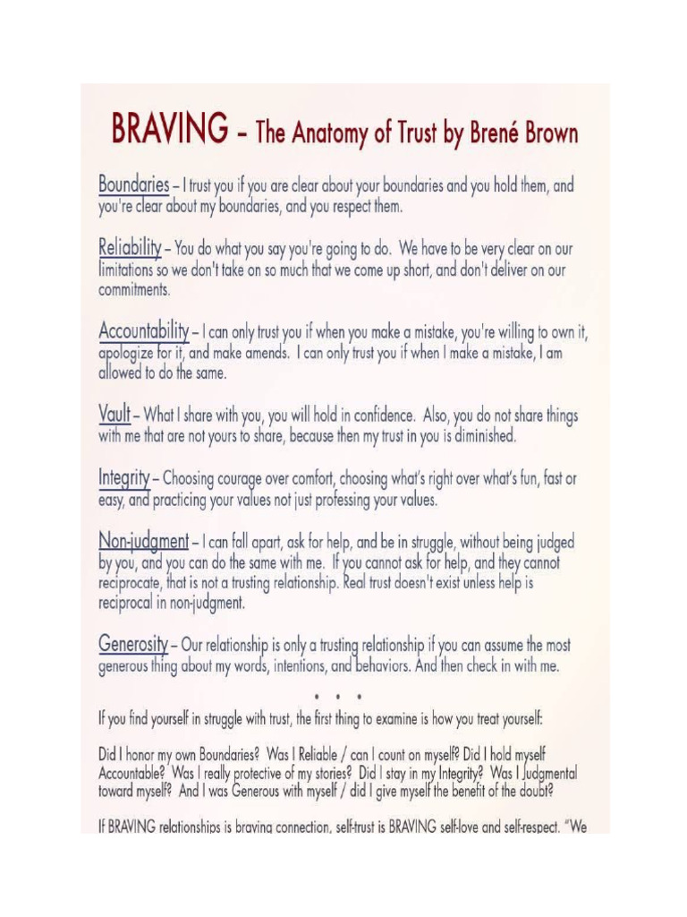 Braving Trust | PDF