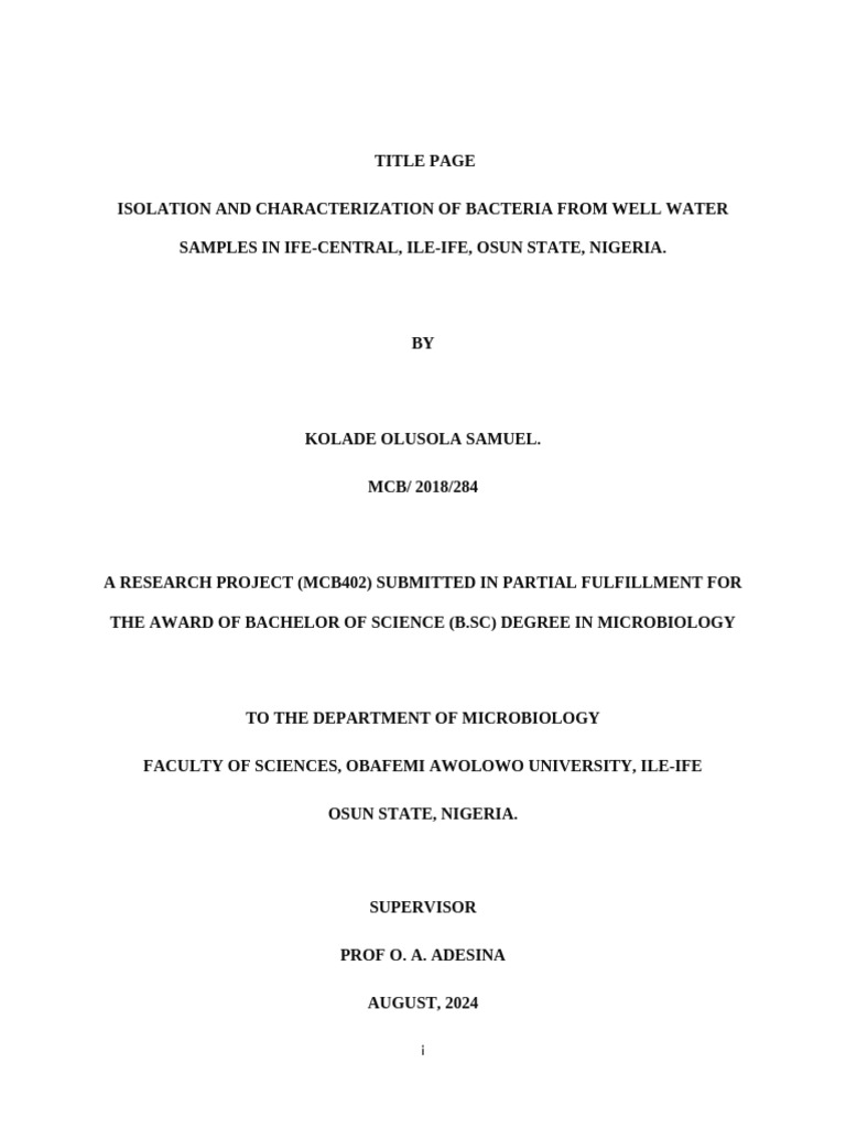 Project Defense | PDF | Bacteria | Medical Specialties