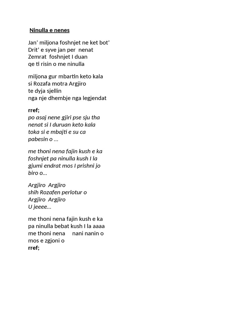 Ninulla e Nenes | PDF