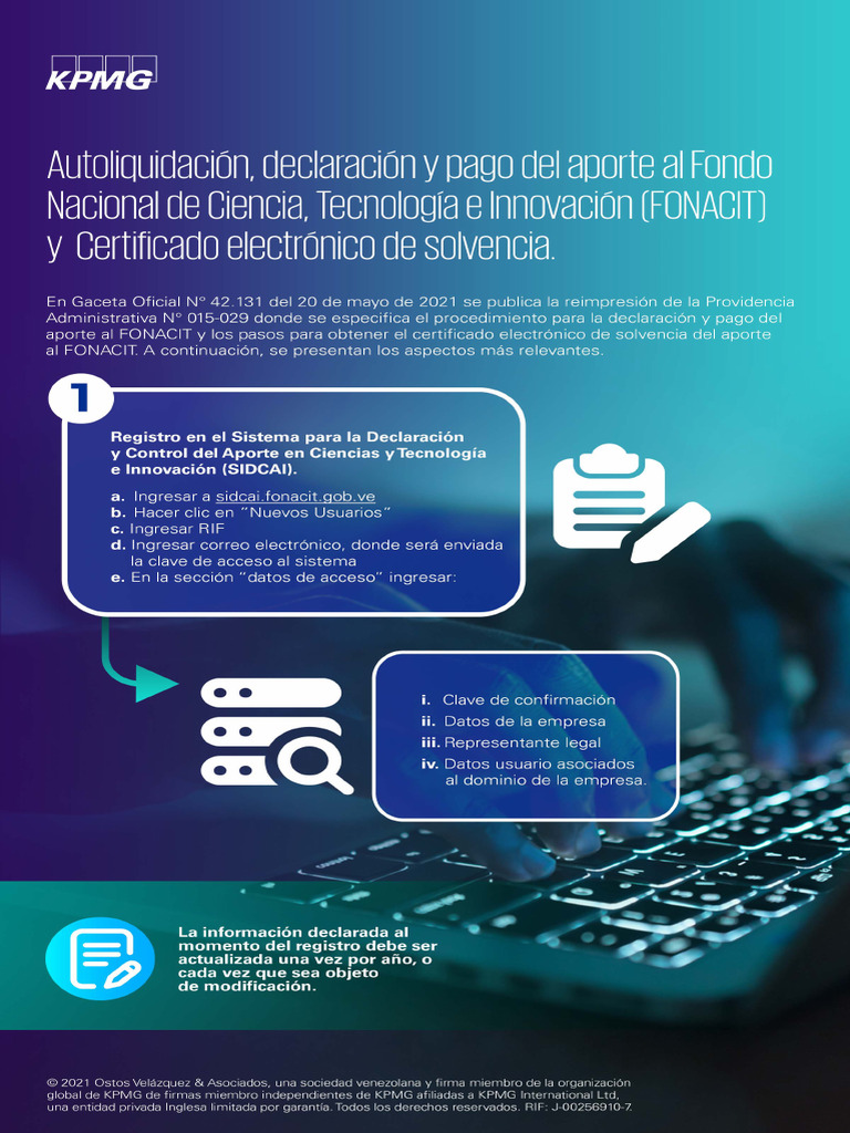 Fonacit Instructivo | PDF