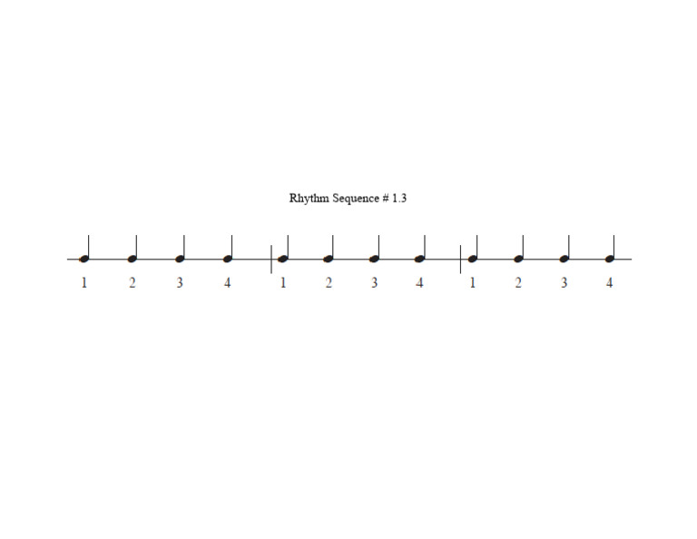 First Days Rhythm Sequence 1.3 | PDF