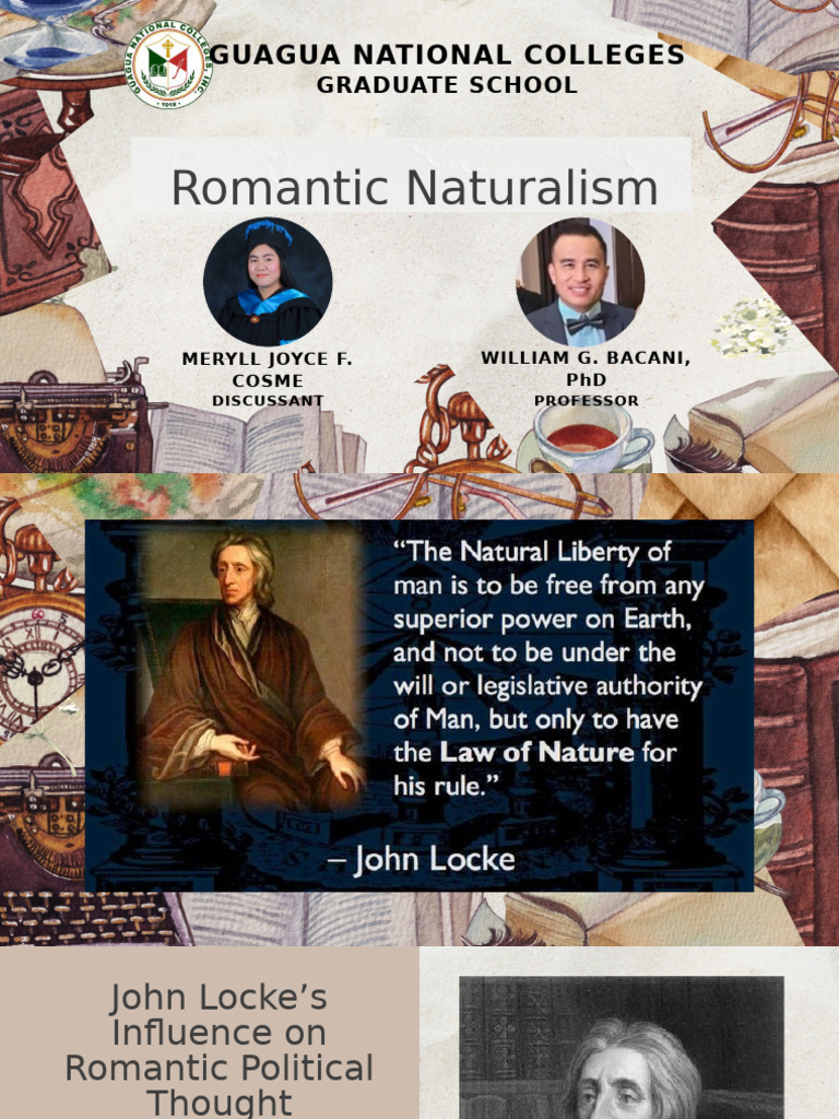 Romantic Naturalism - Modern Philosophy by Meryll Cosme | PDF