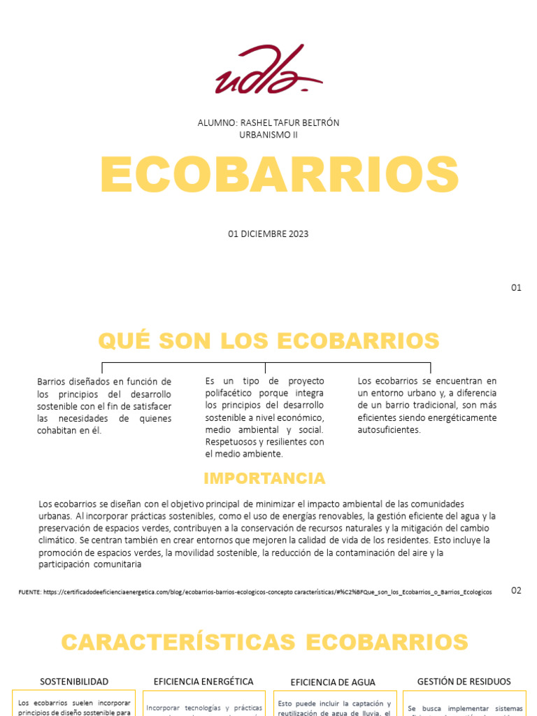 Ecobarrios Investigación | PDF