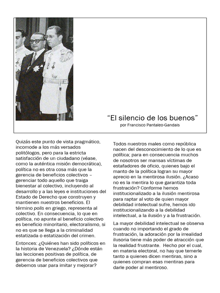 Oclocracia y sus efectos en Venezuela | PDF | Venezuela | Política