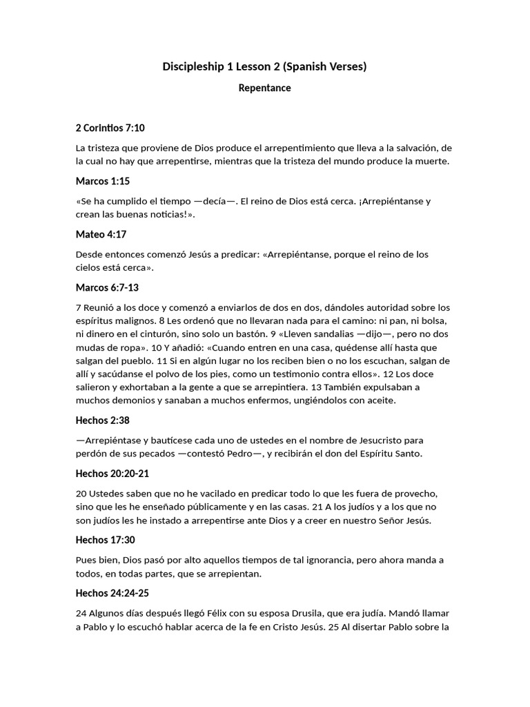 discipulado 1 | PDF