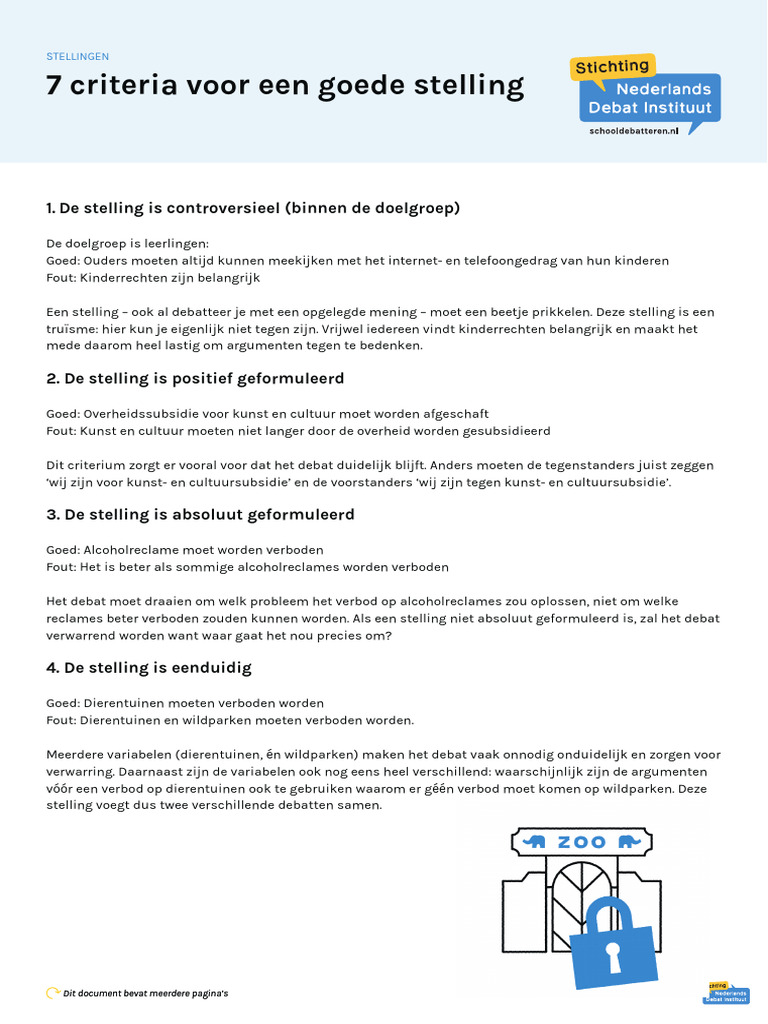 7-criteria-voor-een-goede-stelling | PDF