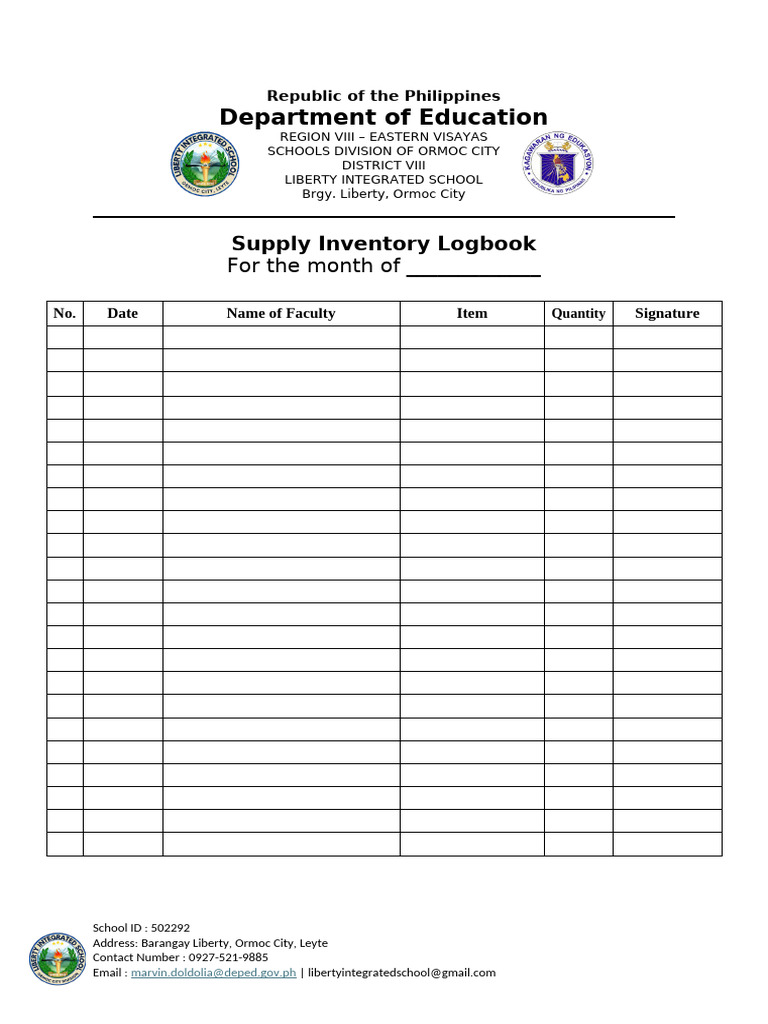 Supply Inventory | PDF
