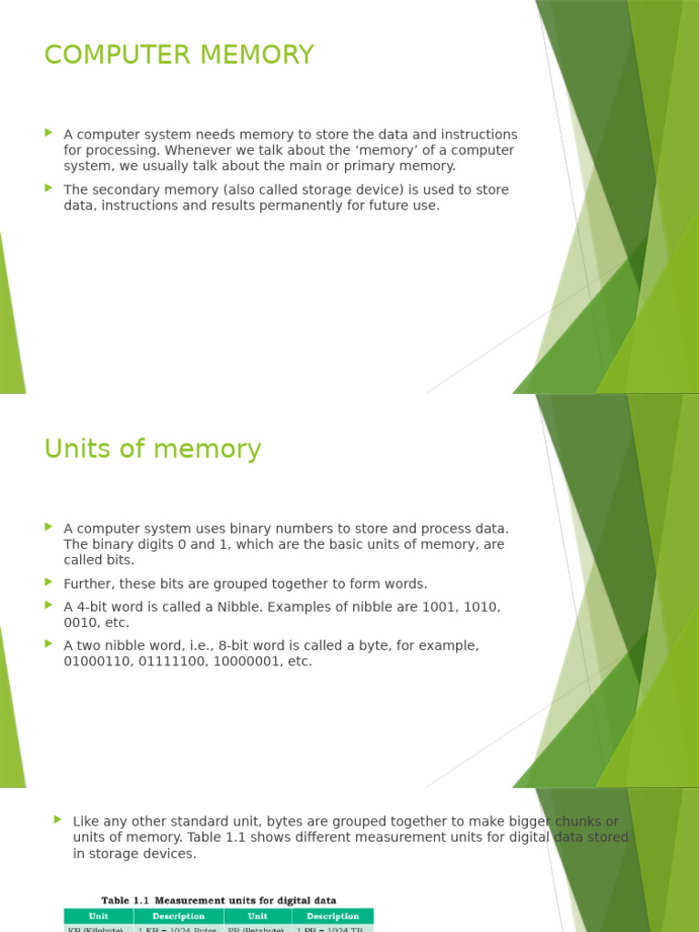 Computer Memory | PDF