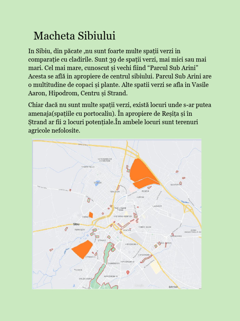 Macheta Sibiului | PDF