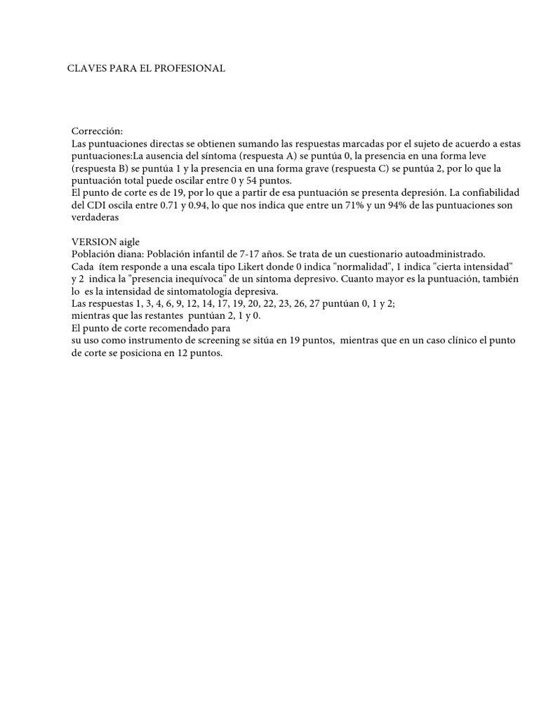 CDI Interpretación | PDF