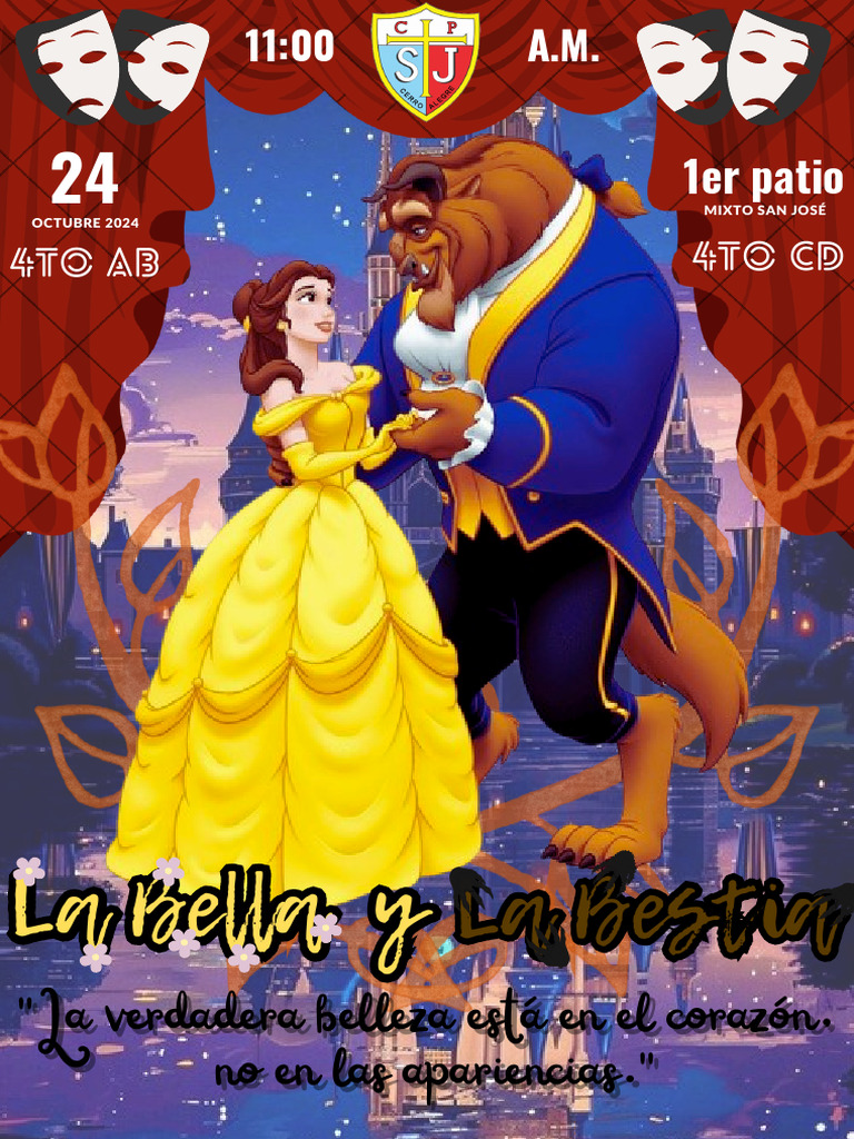 Póster de teatro con pareja invernal en blanco y verde azulado (1) | PDF