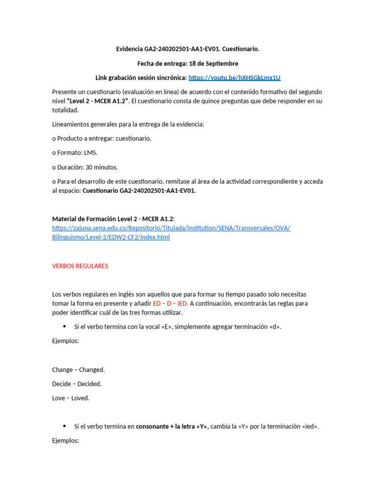 Cuestionario GA2 240202501 AA1 EV01 | PDF