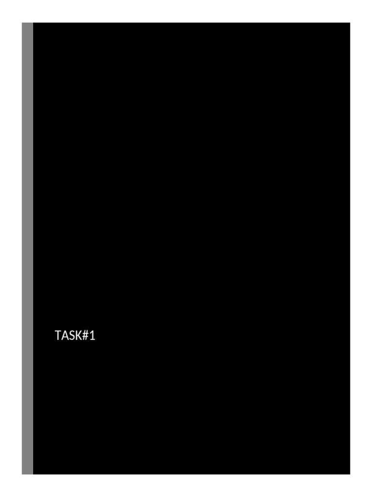 TASK#1: Muhammad Umer-231607 | PDF